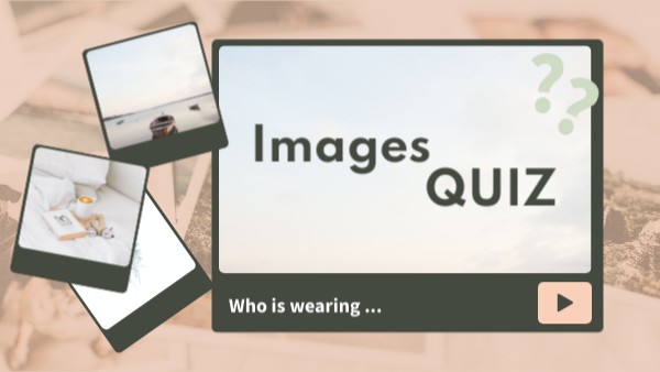 Quiz clothes | Genially