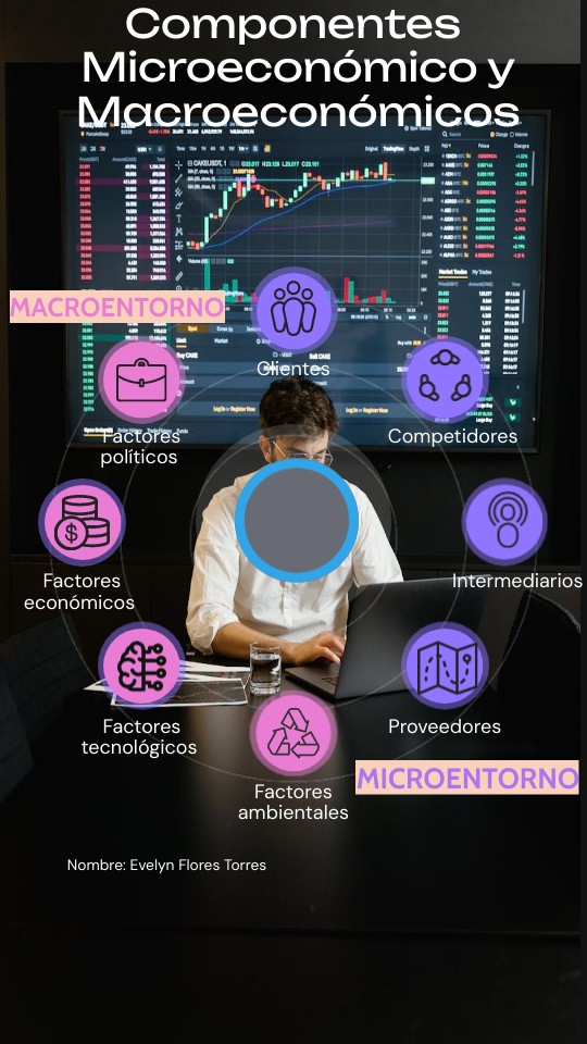 Infografía interactiva: Microentorno vs. Macroentorno | Genially