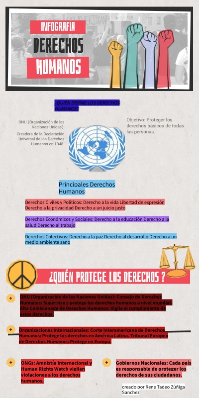 Infografía Derechos Humanos | Genially