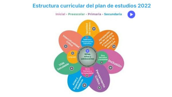 Estructura curricular del plan de estudios 2022 | Genially