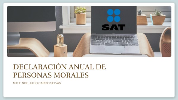 Declaración anual | Genially