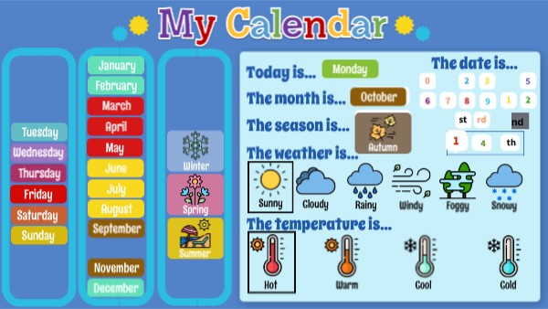 Copy - My English Calendar | Genially
