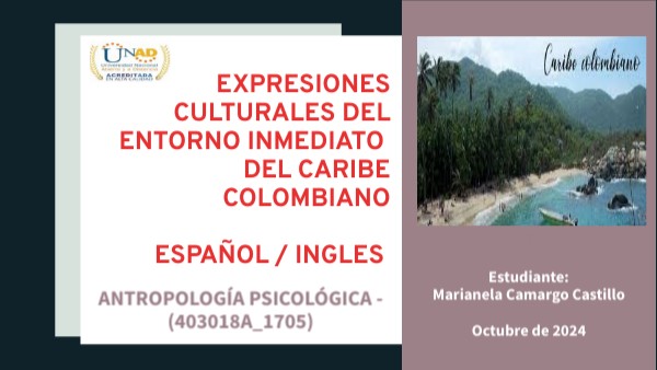 Expresiones del entorno inmediato del Caribe Colombiano