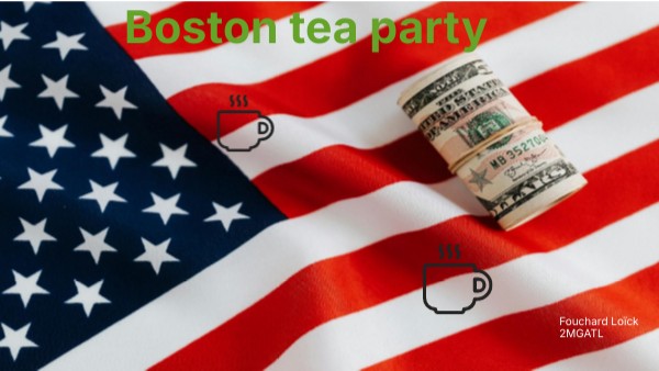 Boston tea party Fouchard Loïck