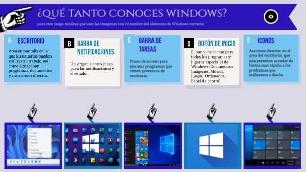 Interfaz de Windows | Genially