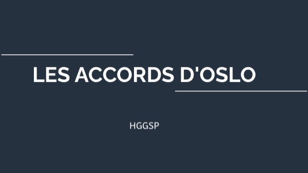 HGGSP ACCORDS OSLO | Genially