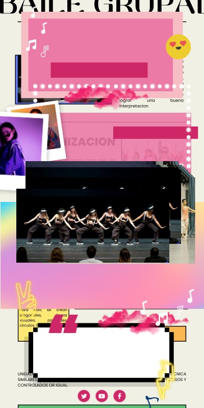 Infografia baile grupal | Genially
