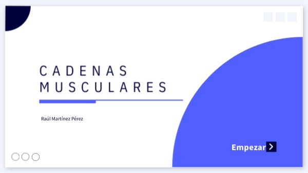 Quiz Cadenas Musculares