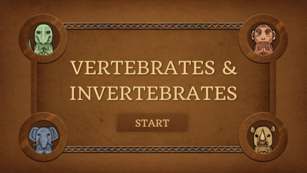 Game: Vertebrates & Invertebrates
