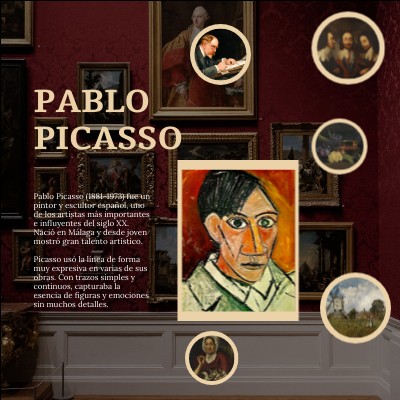 Infografia Van gogh y Picasso