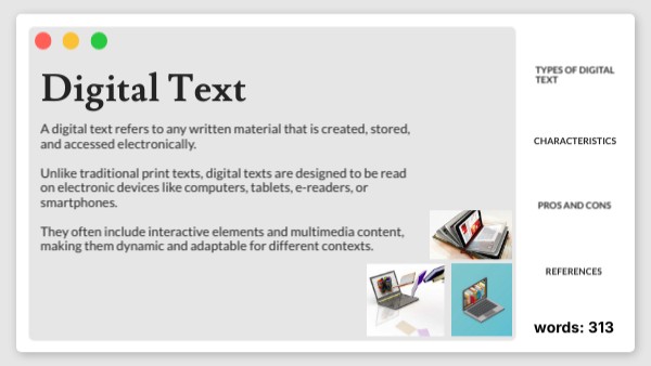 Digital Texts
