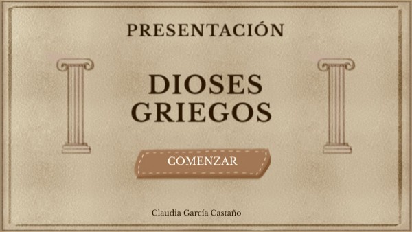 Presentación dioses griegos | Genially