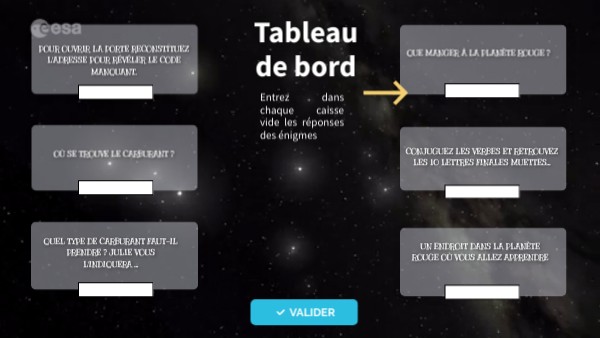FLEscape Tableau de bord | Genially