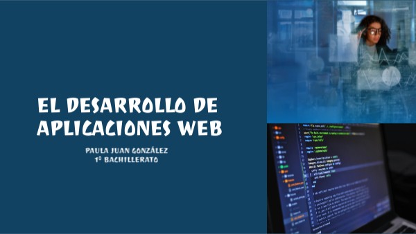 EL DESARROLLO DE APLICACIONES WEB