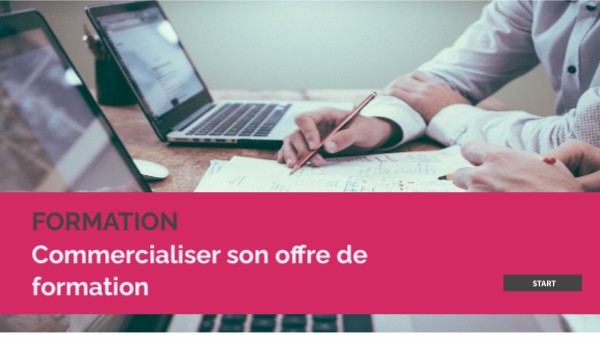 Support COMMERCIALISER SON OFFRE FORMATION | Genially