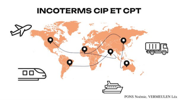 Incoterms CIP CPT PONS Noémie VERMEULEN Léa