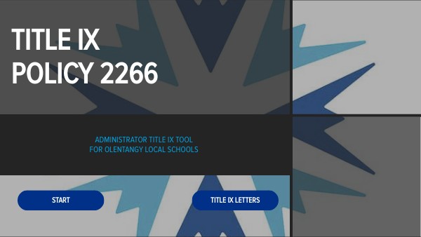 TITLE IX TOOL | Genially