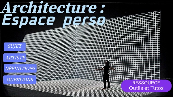 Architecture: espace perso 3eme | Genially