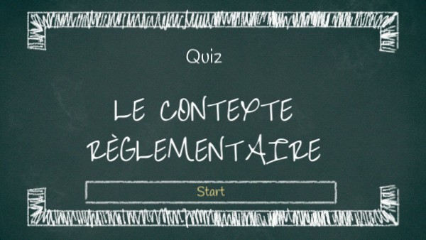 QCM Règlementation | Genially