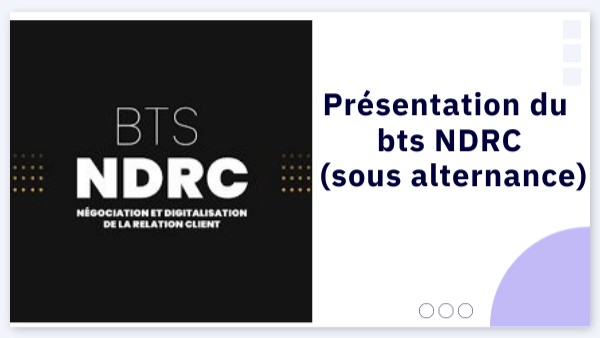 Diaporama NDRC alternance ASSYA | Genially