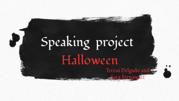 Halloween speaking project