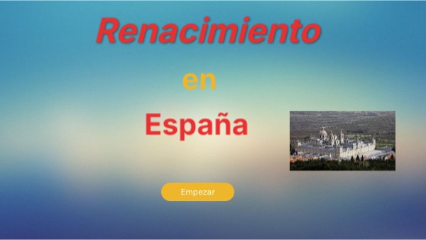 El renacimiento de España
