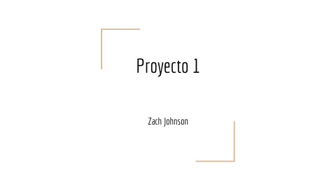 SPAN 1311 Project 1.pptx | Genially