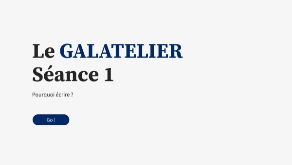 Cours interactif basique