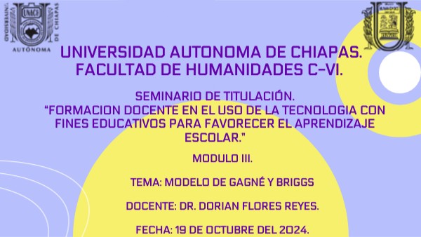 MODELO DE GAGNÉ Y BRIGGS | Genially