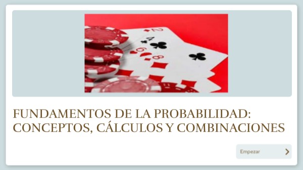 Fundamentos de la probabilidad | Genially