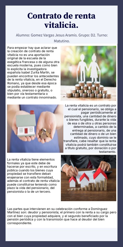 contrato de renta vitalicia.