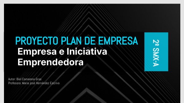 Proyecto Plan de empresa EIE