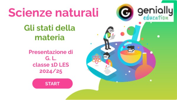 SCIENCE NATURALI, GLI STATI DELLA MATERIA
