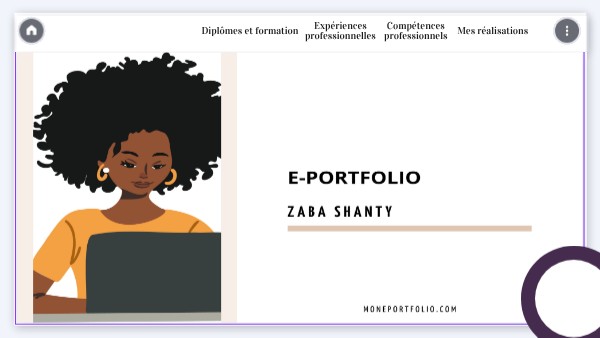 E portfolio ZABA SHANTY | Genially