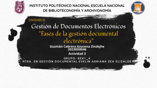 Fases de la Gestión Documental Electrónica | Genially