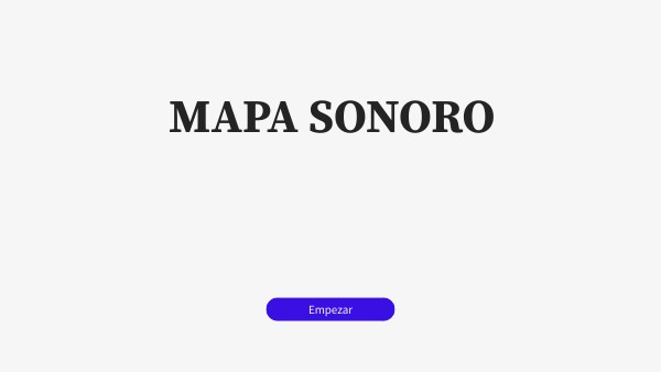 Mapa sonoro
