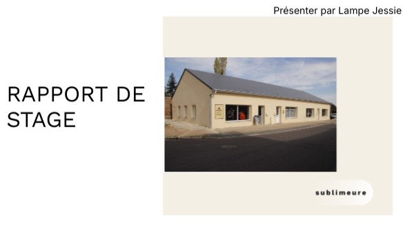 rapport de stage pfmp 4