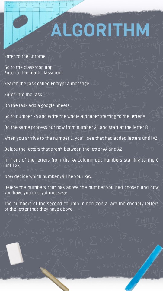Math and Lab ALGORITHM