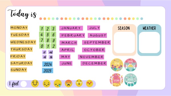 daily calendar | Genially