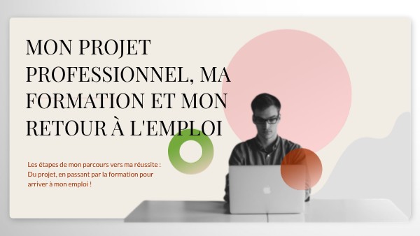 Présentation Les étapes du projet professionnel
