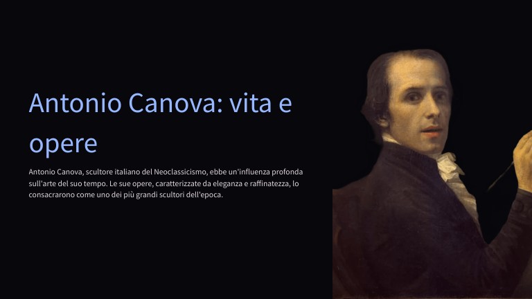 Antonio-Canova-vita-e-opere.pptx | Genially
