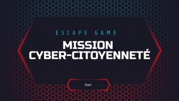 escape game cyber-citoyenneté | Genially