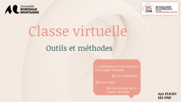 la classe virtuelle