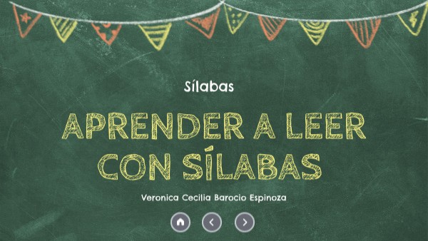 Presentación de aprender a leer con sílabas | Genially
