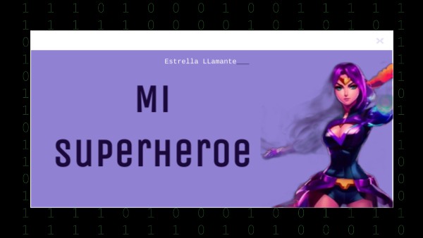 Mi superheroina