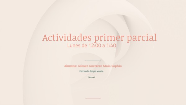 Actividades primer periodo | Genially