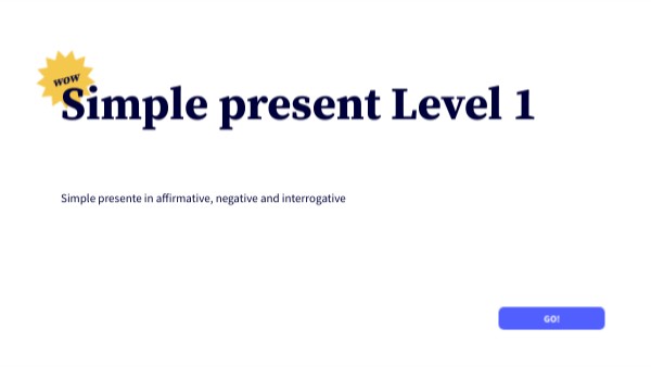 Basic Level 1 | Genially