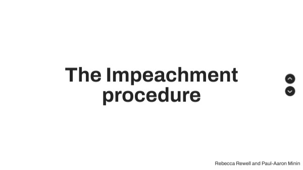 Exposé - Impeachment