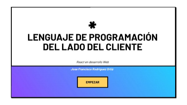 Lenguaje de Programación del Lado del Cliente