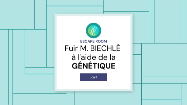 Copie - Escape game génétique Mme RAMIS 2024